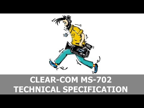 Clear-Com MS-702 - Technical specification +7 915 393 09 27