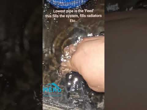 how to bung a central heating system
