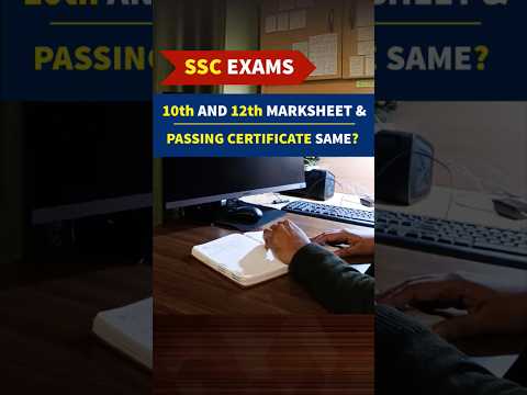 10th and 12th Marksheet & Passing Certificate are same❓ SSC Exams | #ssc #ssccgl #sscchsl #sscsteno