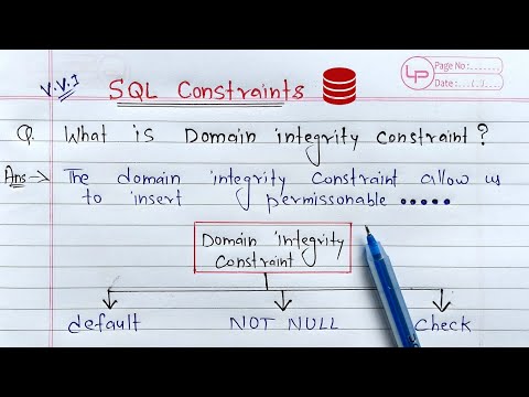 Learn Domain Integrity Constraint in SQL | Default Not Null and Check Constraints | Oracle ...