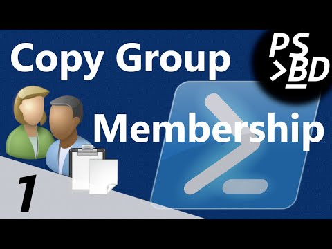 Part 1: Core Script - Copy AD Group Membership (Mirror Permissions) w/ PowerShell