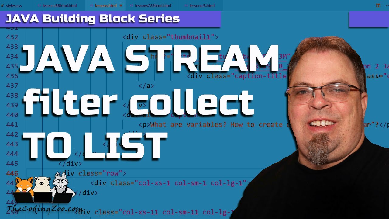 Java Streams Filter  | Java Stream Collectors