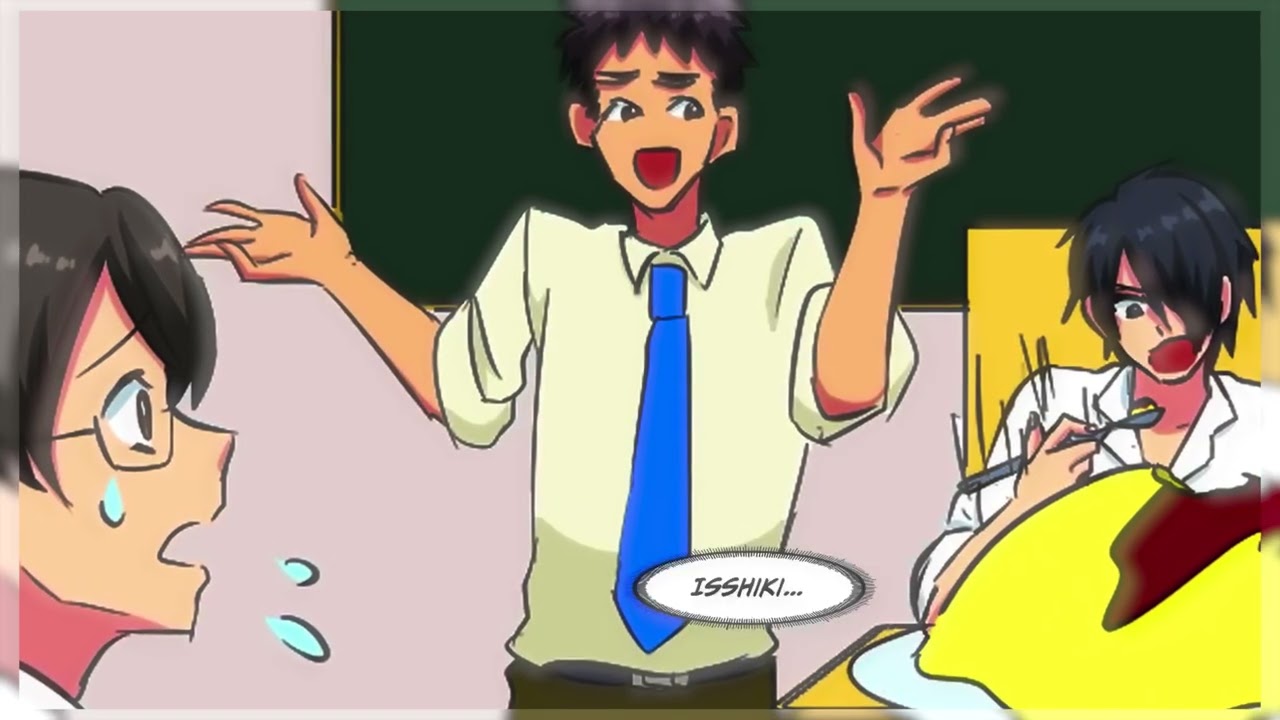 Our teacher challenged us to eat a 20 pound omelet rice [Manga Dub]