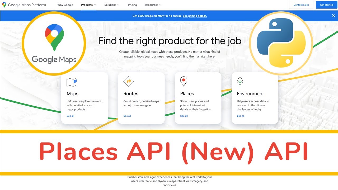 Getting Started With Google Maps Places (New) API In Python