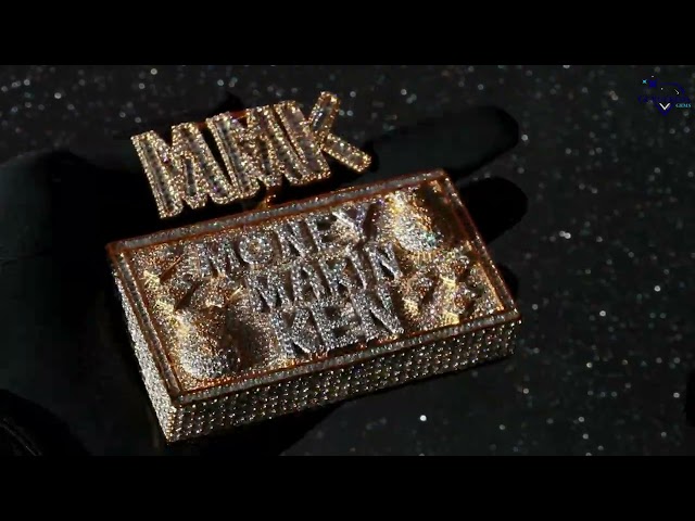 Lab Diamond Pendant - Excellent Studded Lab Grown Diamond 14 Kt Yellow ...