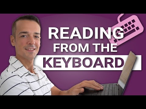 Reading input from the KEYBOARD in Python