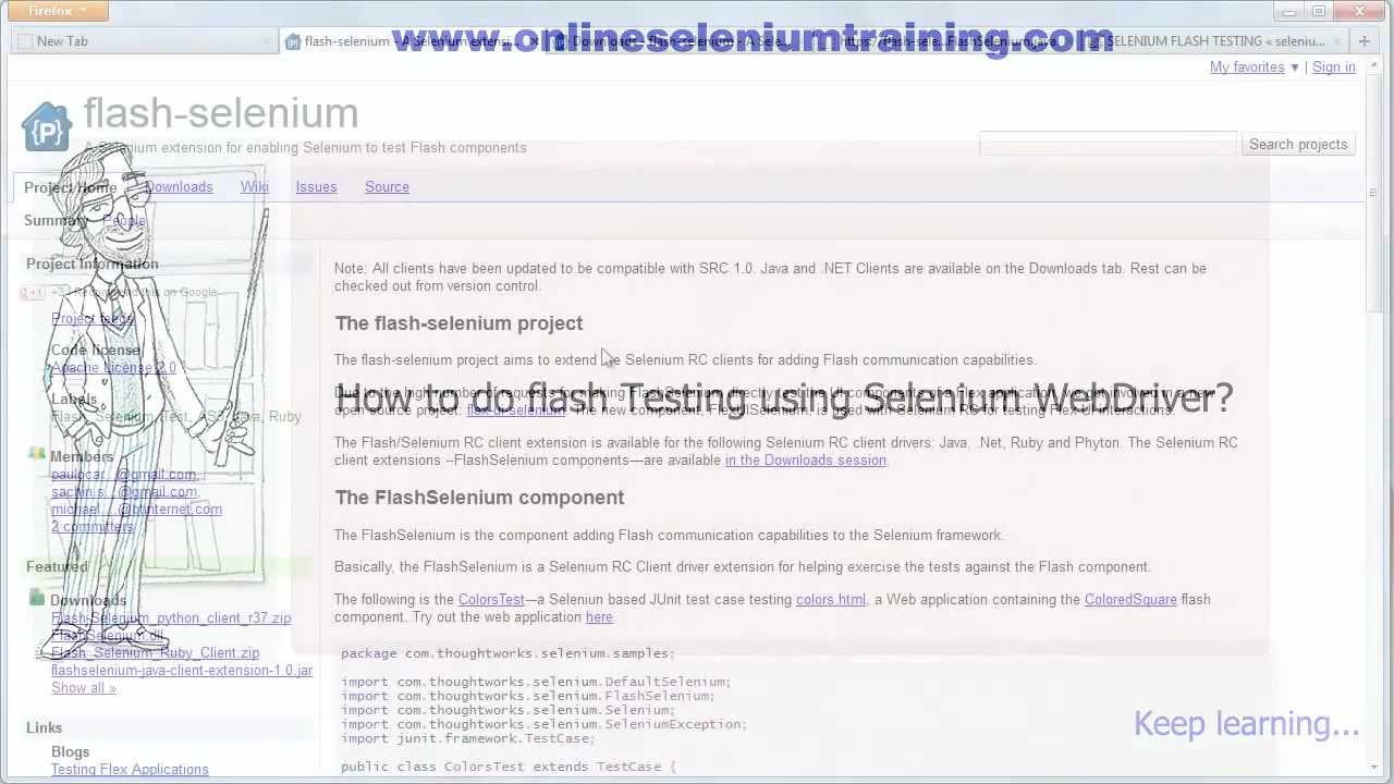 How to do flash Testing using Selenium WebDriver ? [onlineseleniumtraining.com]