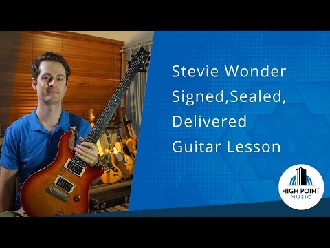 Stevie Wonder: Signed, Sealed, Delivered (Guitar Lesson)