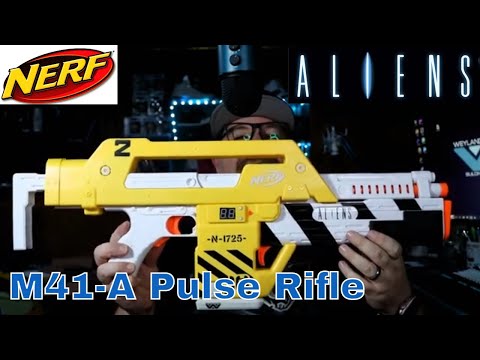 NERF LMTD Aliens M41-A Blaster Pulse Rifle – l