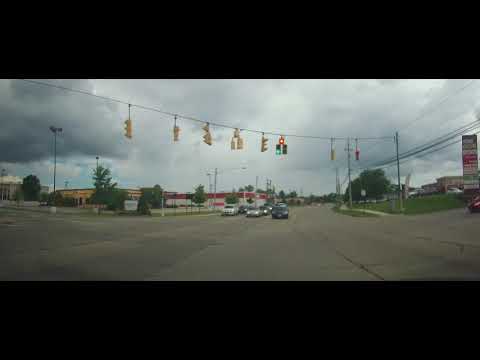 Driving around Abandoned area of Elyria, Ohio