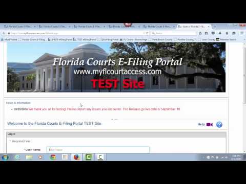 Florida Courts E-Filing Portal - My Alerts