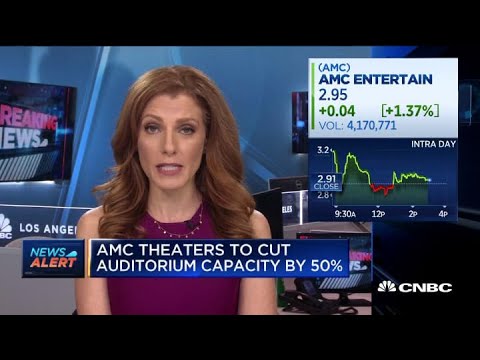 AMC theaters to cut auditorium capacity by 50%