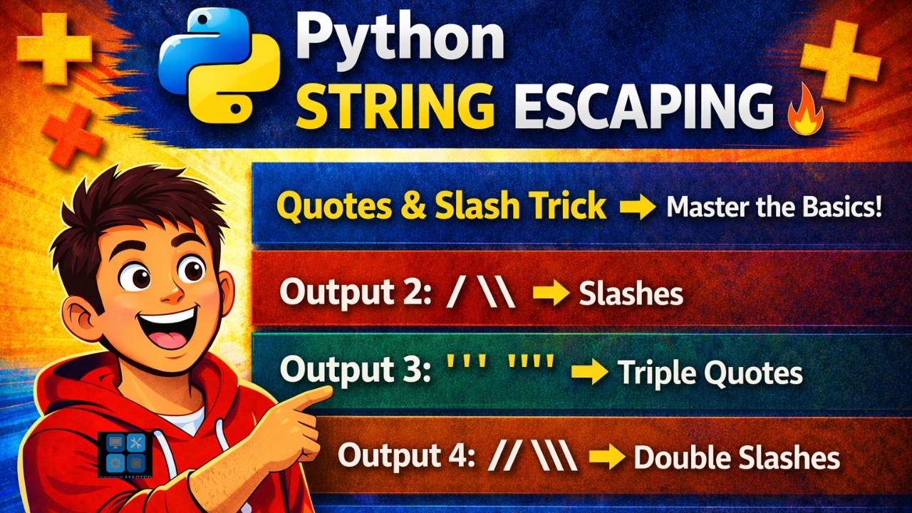 Python Special Characters Explained  | Quotes & Slashes