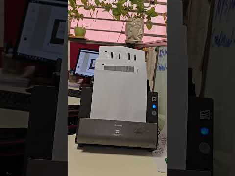 canon scanner DRC-225 scanning speed test #canonlaserprinteravailable