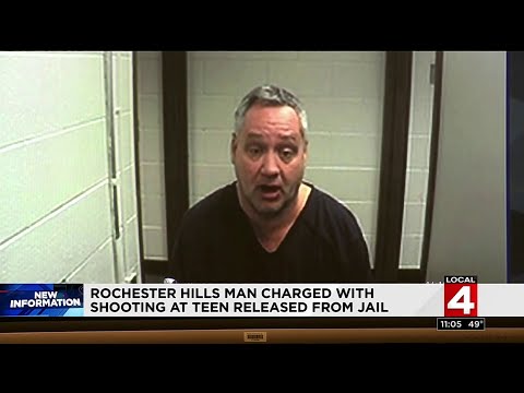 Rochester Hills man charged with shooting at teen released from jail