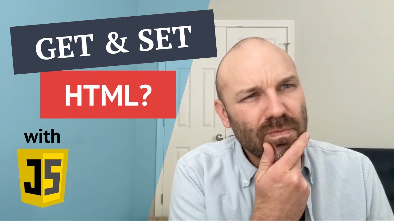 How to get and set HTML with JavaScript