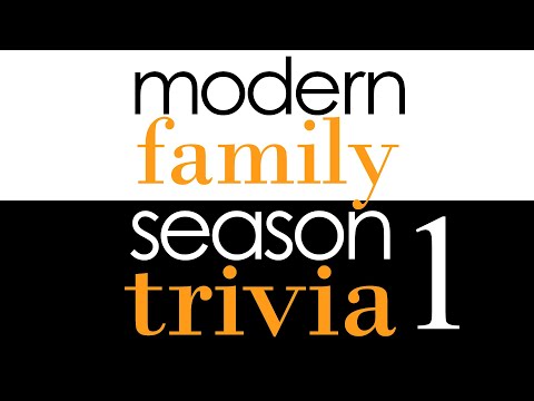 Modern Family Trivia | Season 1 Questions | The Biggest Modern Family Quiz On Youtube