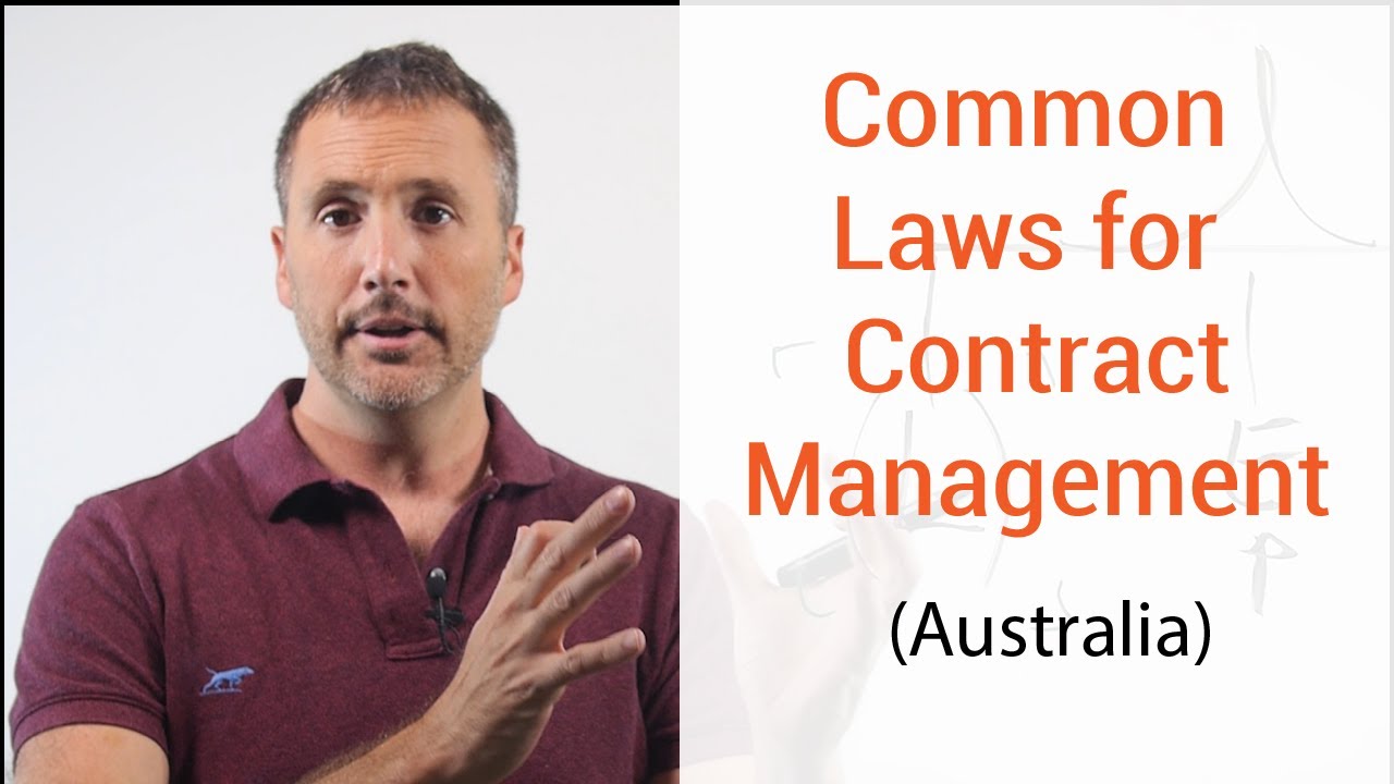 Common Laws for Contract Management
