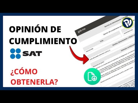 Cómo Obtener la Opinion de Cumplimiento de Obligaciones Fiscales Positiva #sat