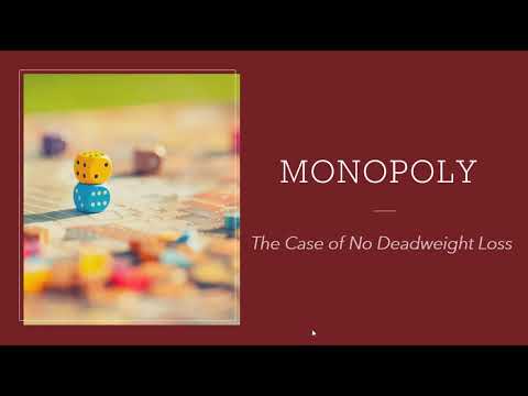 Monopoly: The Case of No Deadweight Loss