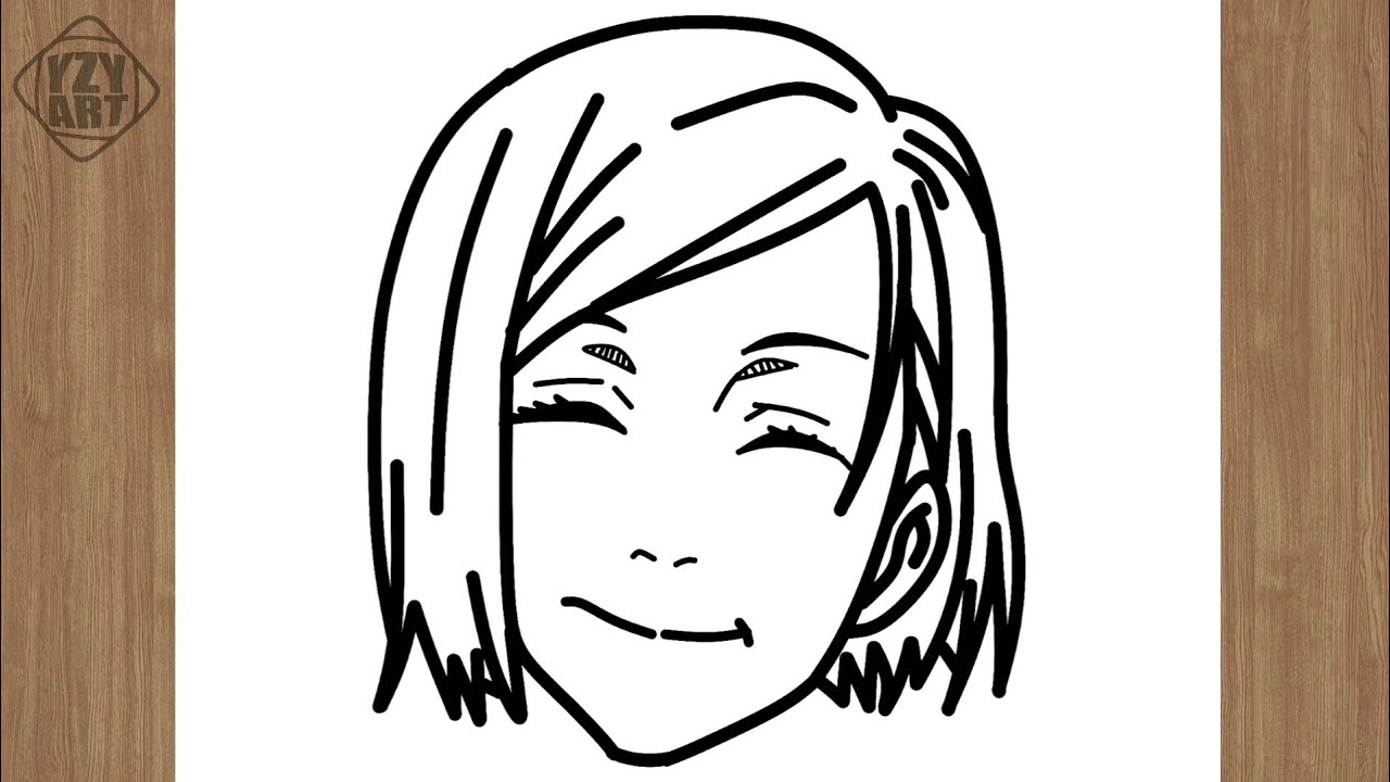How to Draw KUGISAKI NOBARA (Jujutsu Kaisen) Step by Step, EASY