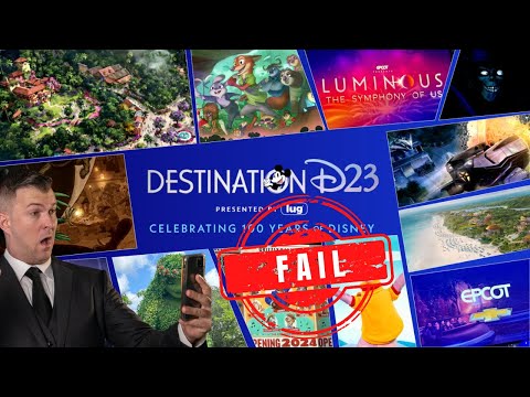 Destination D23 FAIL. Disney Parks Dark Future