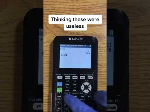 Never say calculators are useless again
