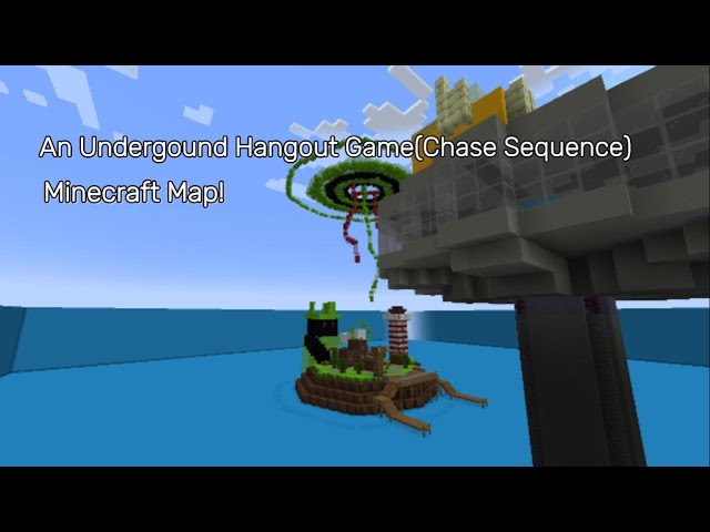 An Underground Hangout Game!(Chase Sequence)Minecraft Map! Minecraft Map