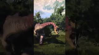 Giganotosaurus meets a T. Rex in The Isle