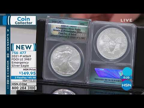 2021 Philadelphia Mint MS69 FDOI LE 3987 Emergency Silve...