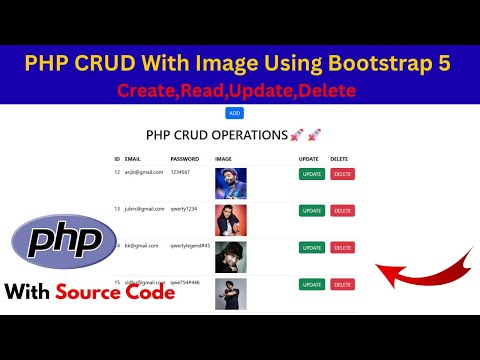 🚀 PHP CRUD with Image Upload | Complete Live Project (From Scratch) | #php #coding