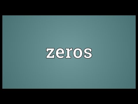 Zeros Meaning
