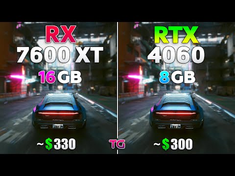 RTX 4060 vs RX 7600 XT - Test in 10 Games