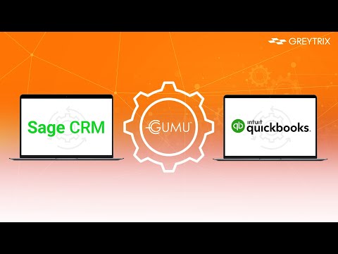 GUMU™ for Sage CRM - Quickbooks integration
