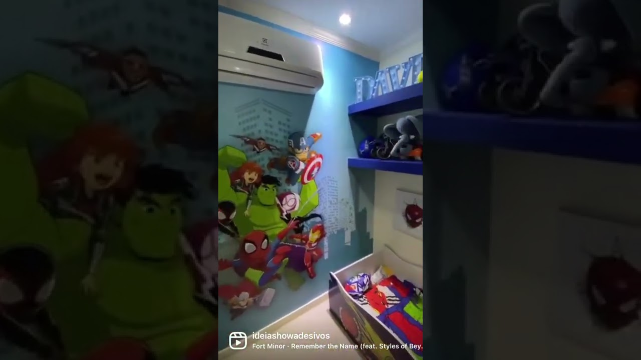 Decoração quarto infantil HEROIS