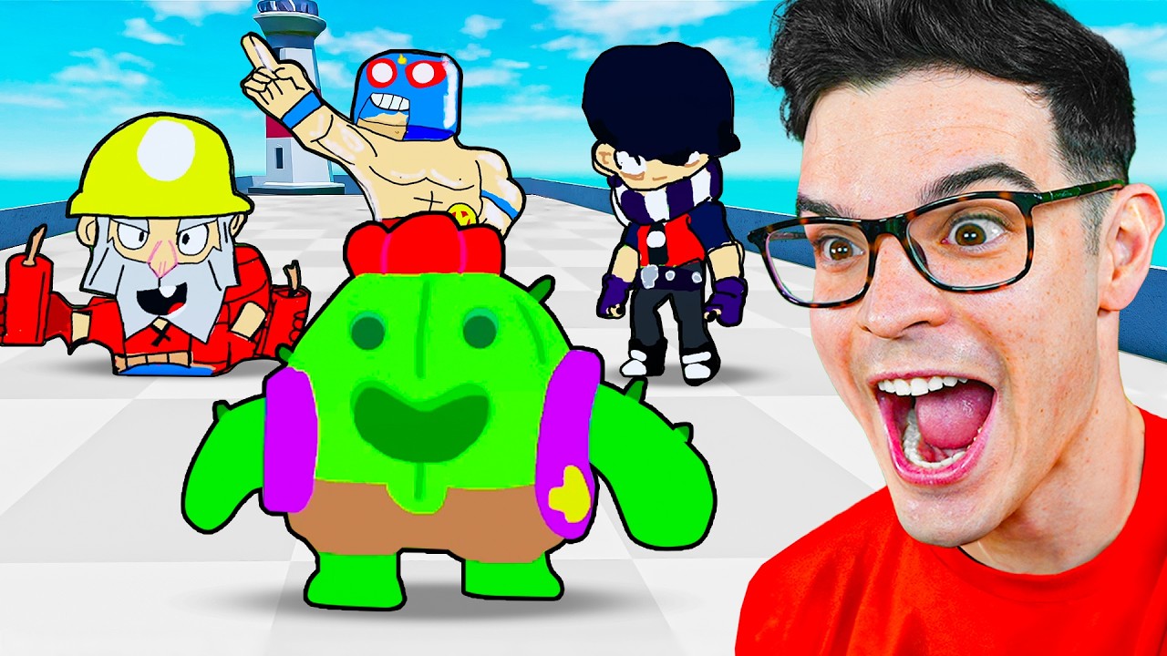 Me Convierto en los Dibujos de Brawl Stars!