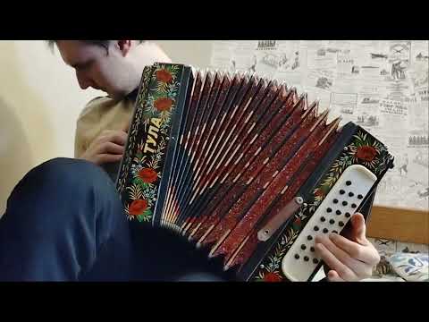 Luxury Tula Register Garmoshka Folk Button Accordion | Reverb