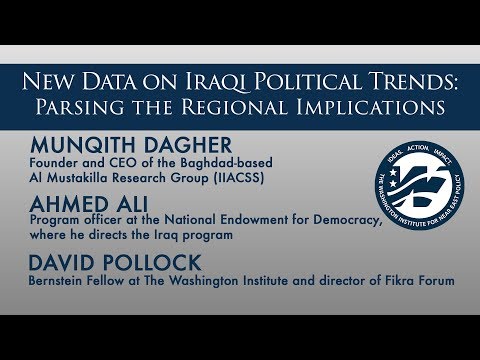New Data on Iraqi Political Trends: Parsing the Regional Implications