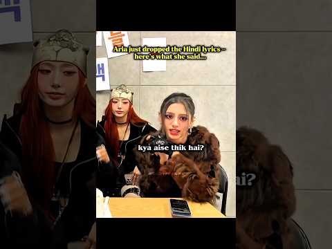 X:IN Aria's Hindi lyrics Attention seeker finally revealed #xin #kpop #aria