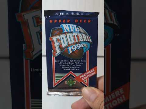 1991 Upper Deck Football Pack Rip! | Rookie Hunt & Iconic Sketch Cards π #cardcollector #sportscards