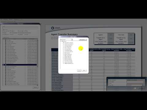 Chronicall Agent Transfer Summary Report for the Avaya IP Office