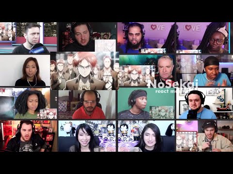 Attack on Titan Opening 1 「Guren no Yumiya」 - React Mashup (進撃の巨人OP1)