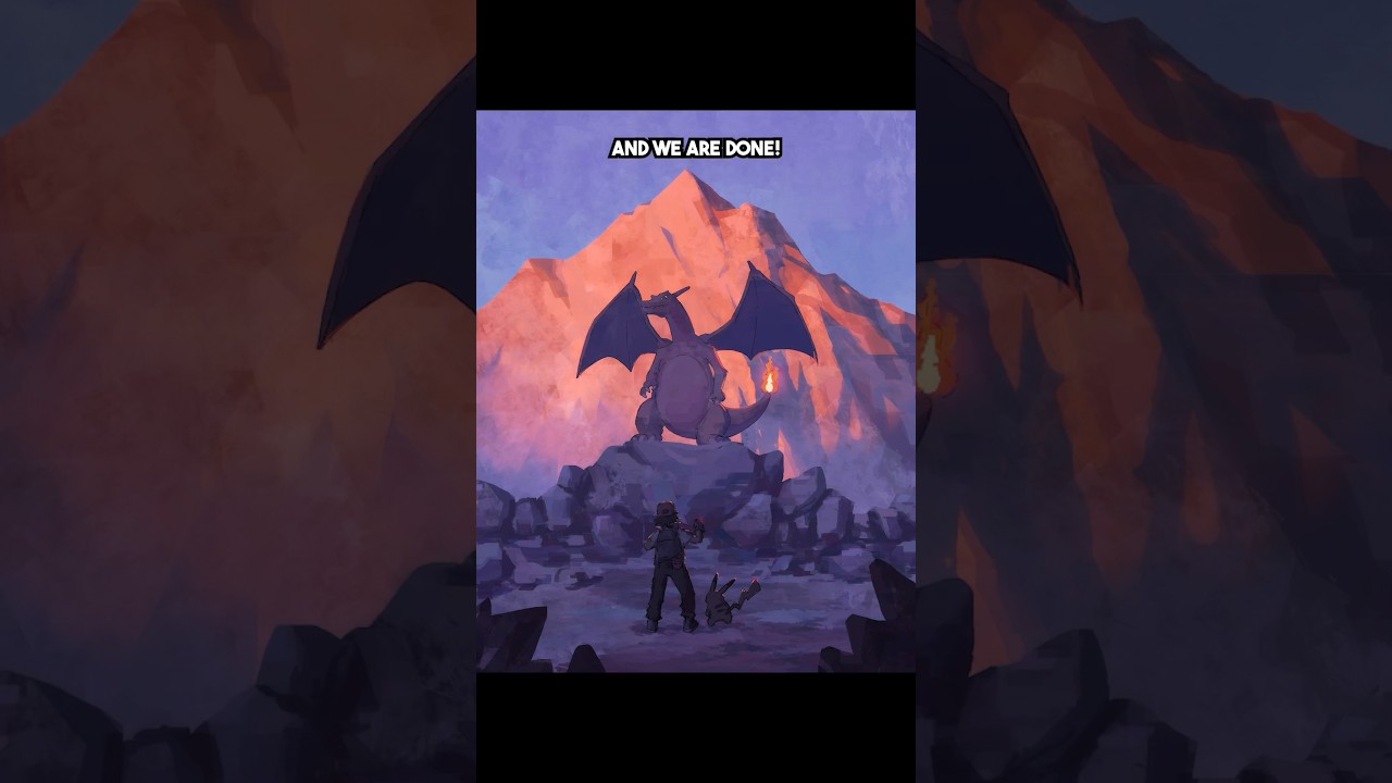 Fighting Charizard in the wild #pokemon #procreate #arttutorial #digitalart