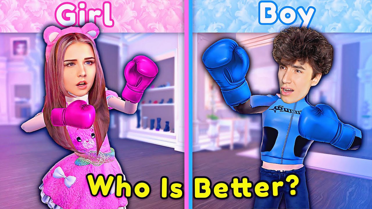 Are BOYS Better Than GIRLS At DTI?! Boy VS Girl DRESS TO IMPRESS Challenge | ROBLOX