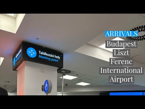Walking Route: Terminal Parking to Arrivals Budapest Liszt Ferenc International Airport