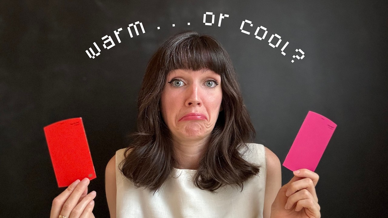 I did my own COLOR ANALYSIS for ✨FREE✨ using paint chips from the hardware store