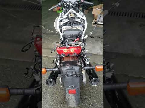1990 Fj1200 startup with rebuilt carbs