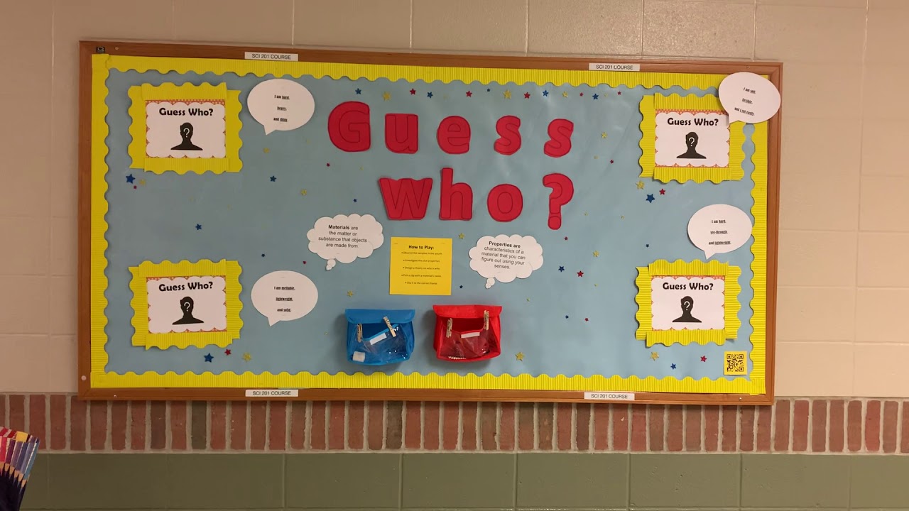 Guess Who? Interactive Science Bulletin Board
