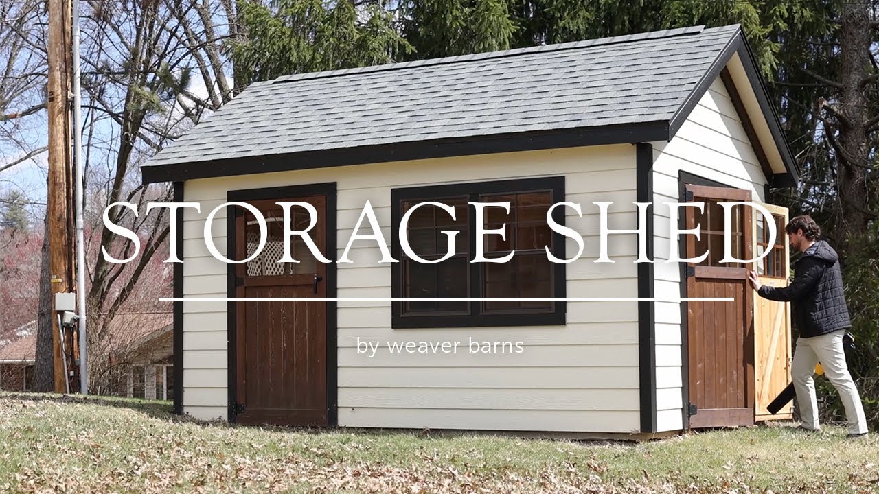 The Storage Shed | A Weaver Barns Structure