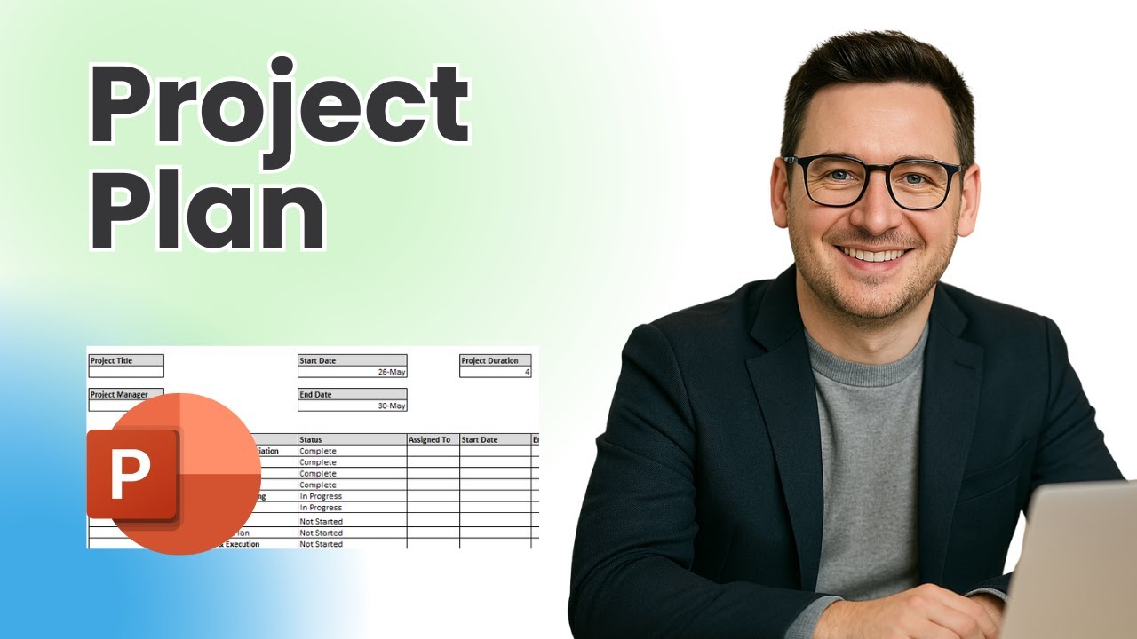 How To Create A Project Plan In PowerPoint  - Step By Step